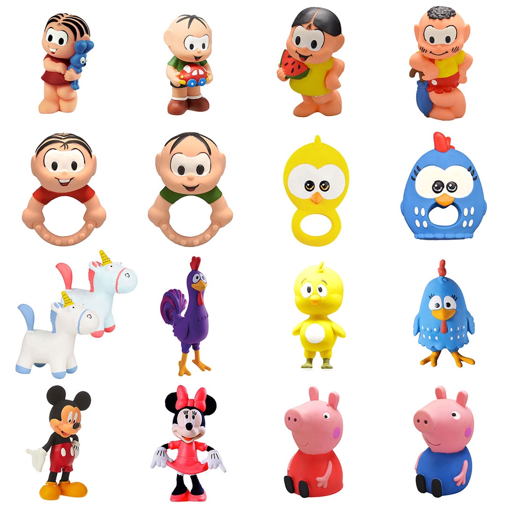 Boneco Mordedor Super Macio Bebe Latex Latoy personagens menino e ...