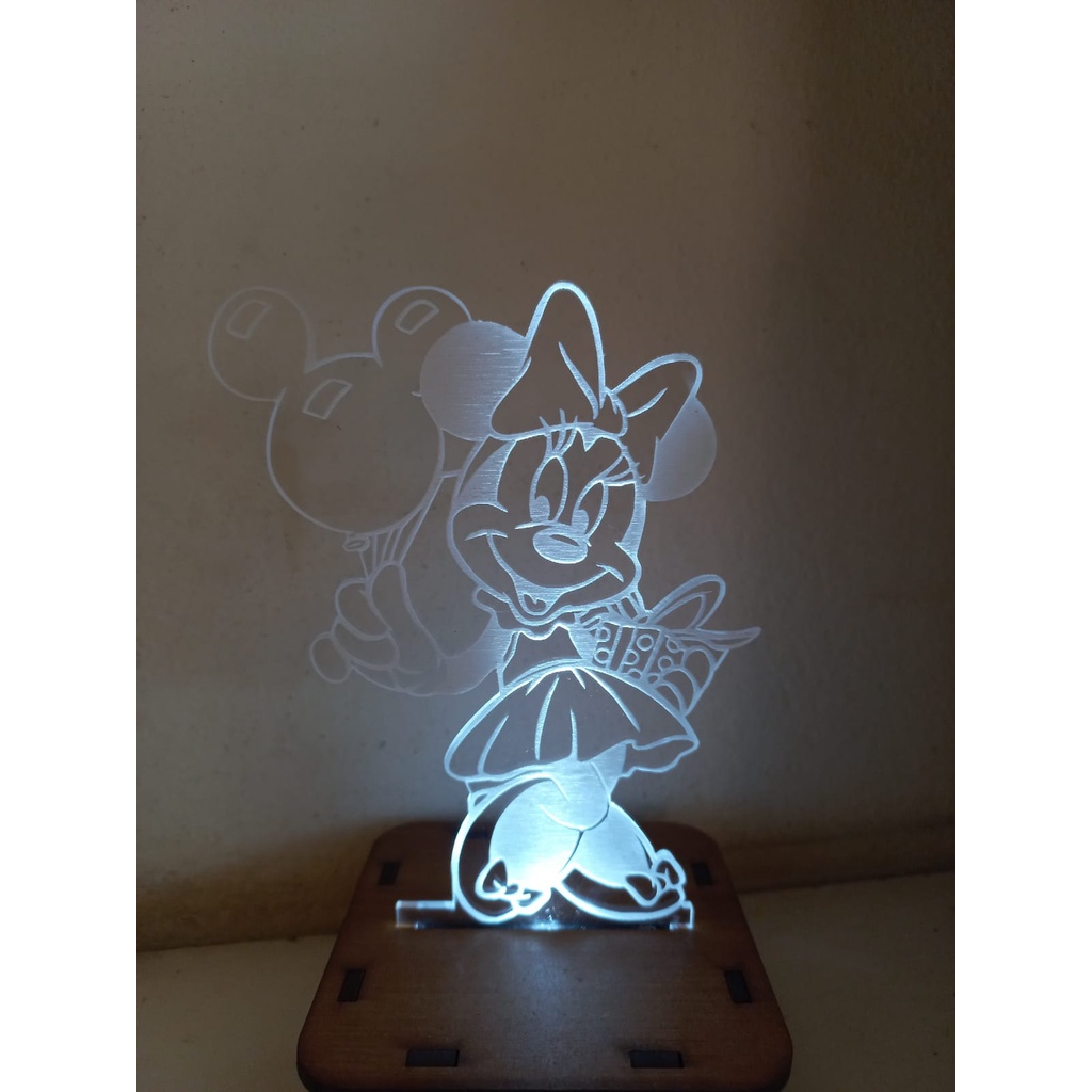 Luminária LED Minnie | Shopee Brasil