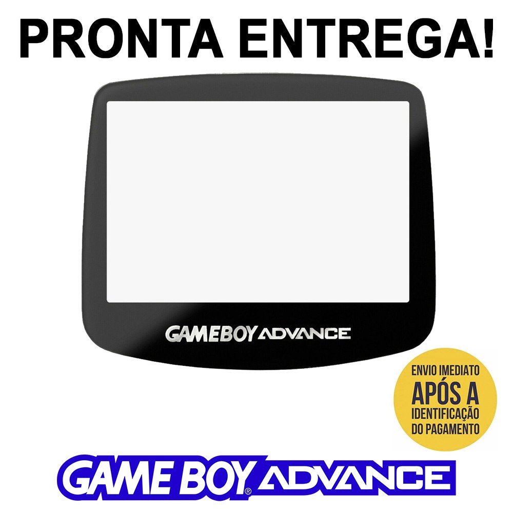 Tela Lente Game Boy Advance Nintendo Vidro Adesiva Gba Nova! | Shopee ...