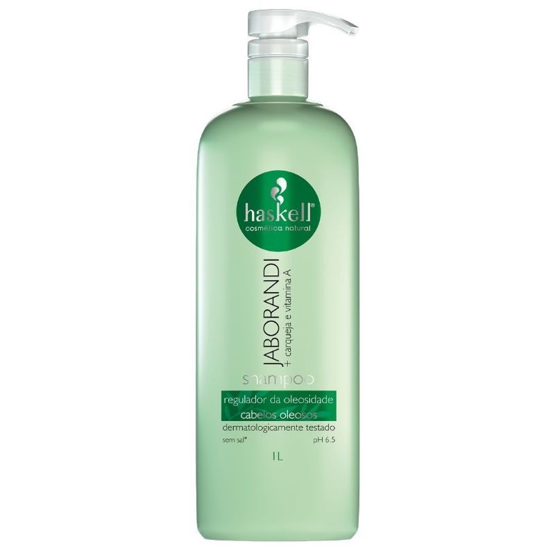 Shampoo de Jaborandi Haskell - Para Cabelos Oleosos - Fortalecimento | Shopee Brasil