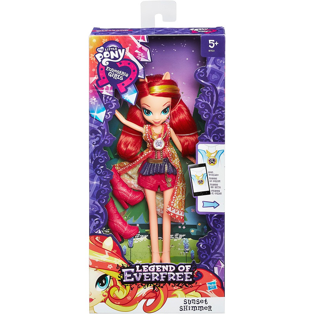 Boneca My Little Pony Equestria Girl Sunset Shimmes | Shopee Brasil