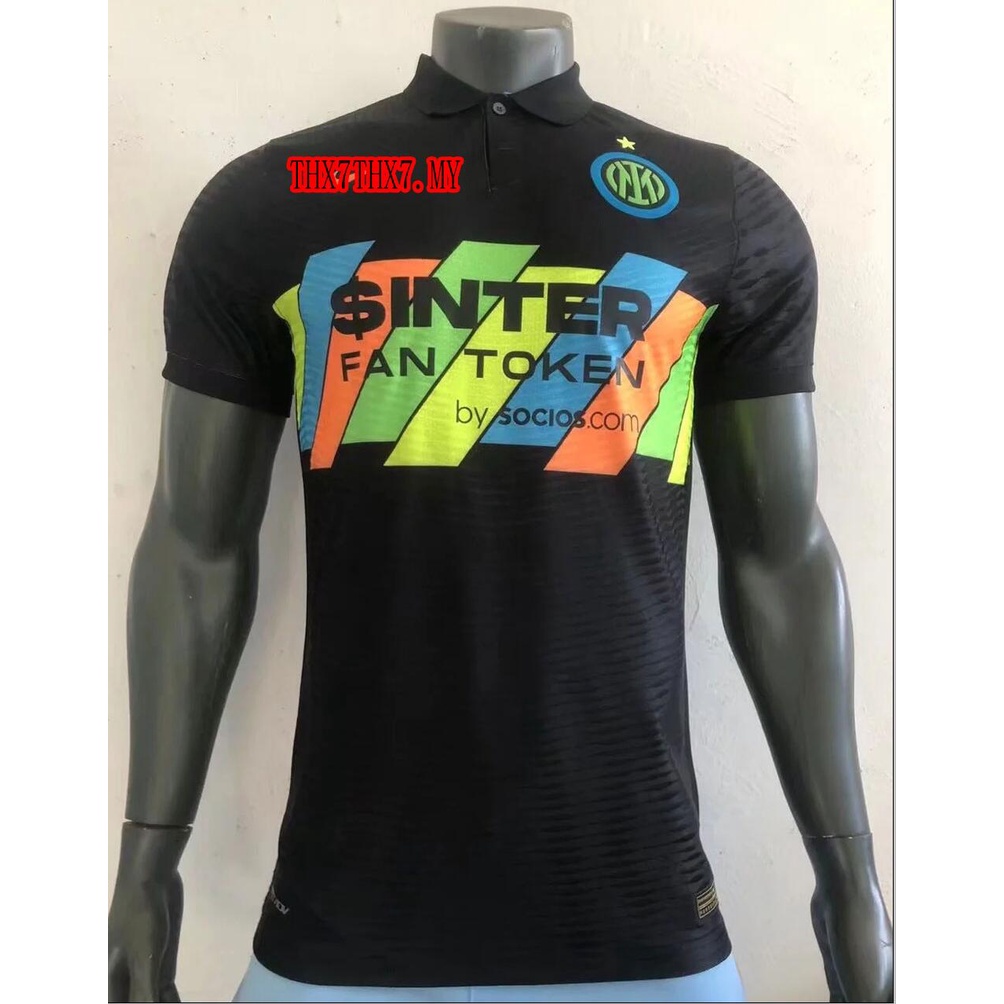 Jogador Emenda Inter Milão Camisa 2021 2022 Local Distante 3a De ...