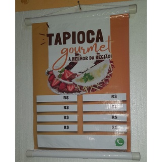 Banner tapioca 30x40cm tamanho: P | Shopee Brasil