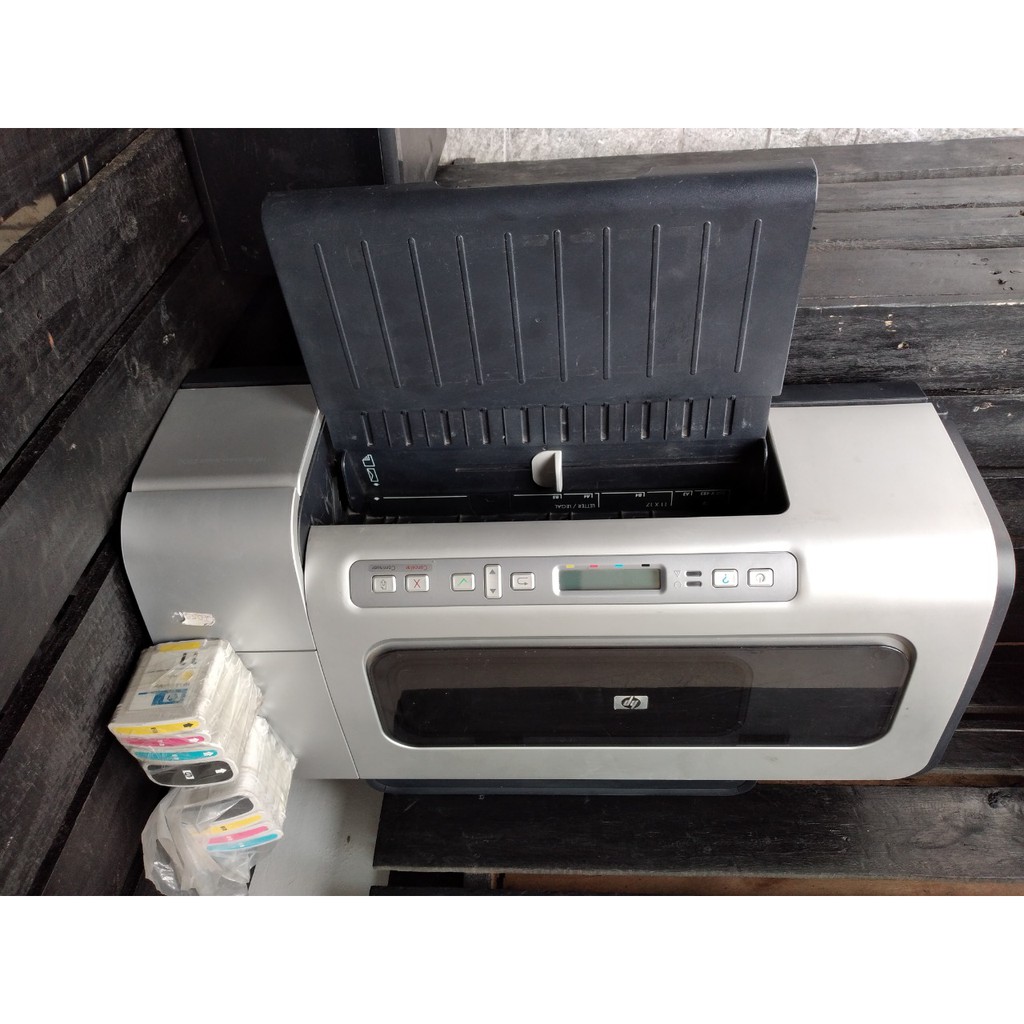 Impressora Hp Business Ink-jet 2800 A3, Defeito! C/ Cartuchos | Shopee ...