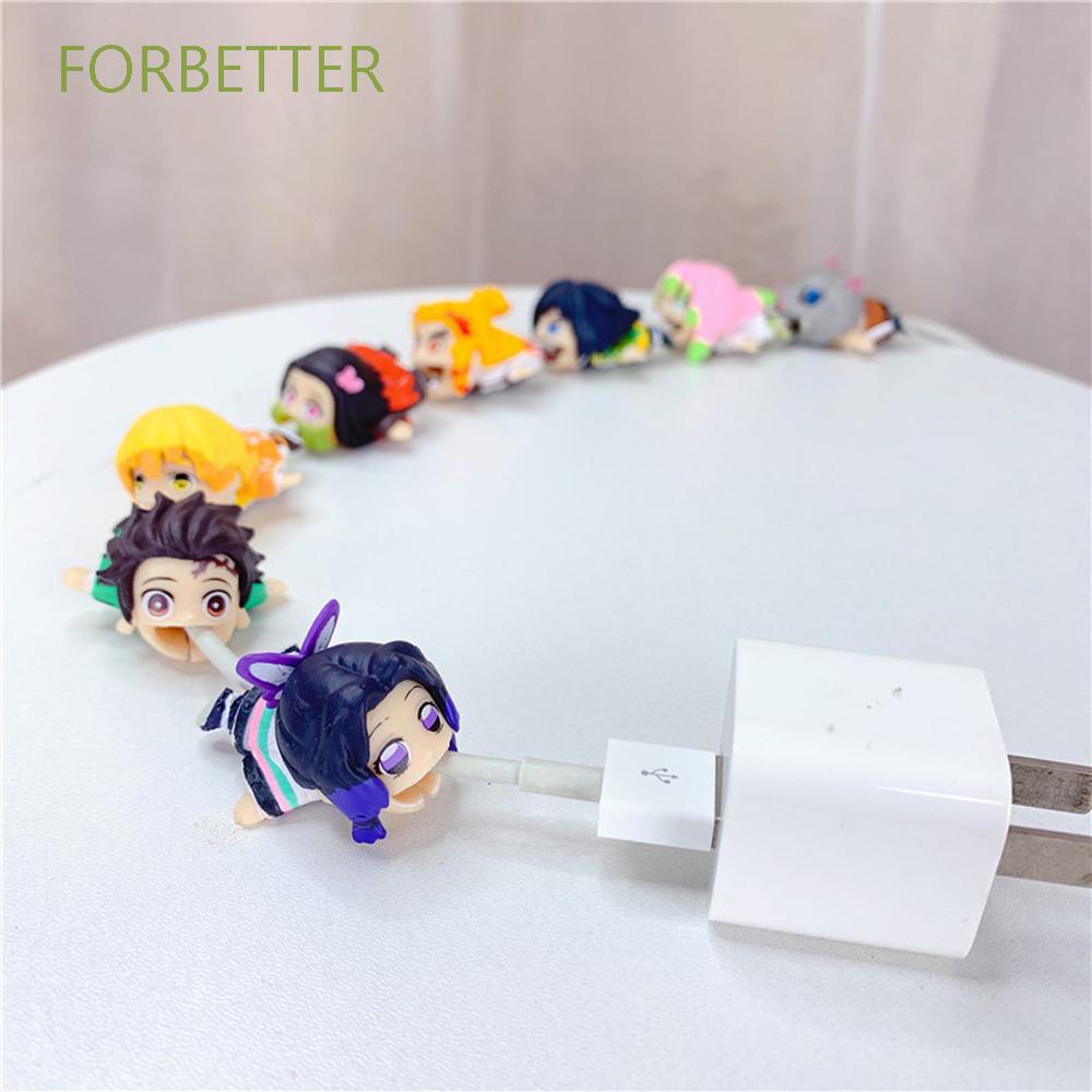 FORBETTER for Phone Anime Kamado Tanjirou Cable Winder Kamado Nezuko ...
