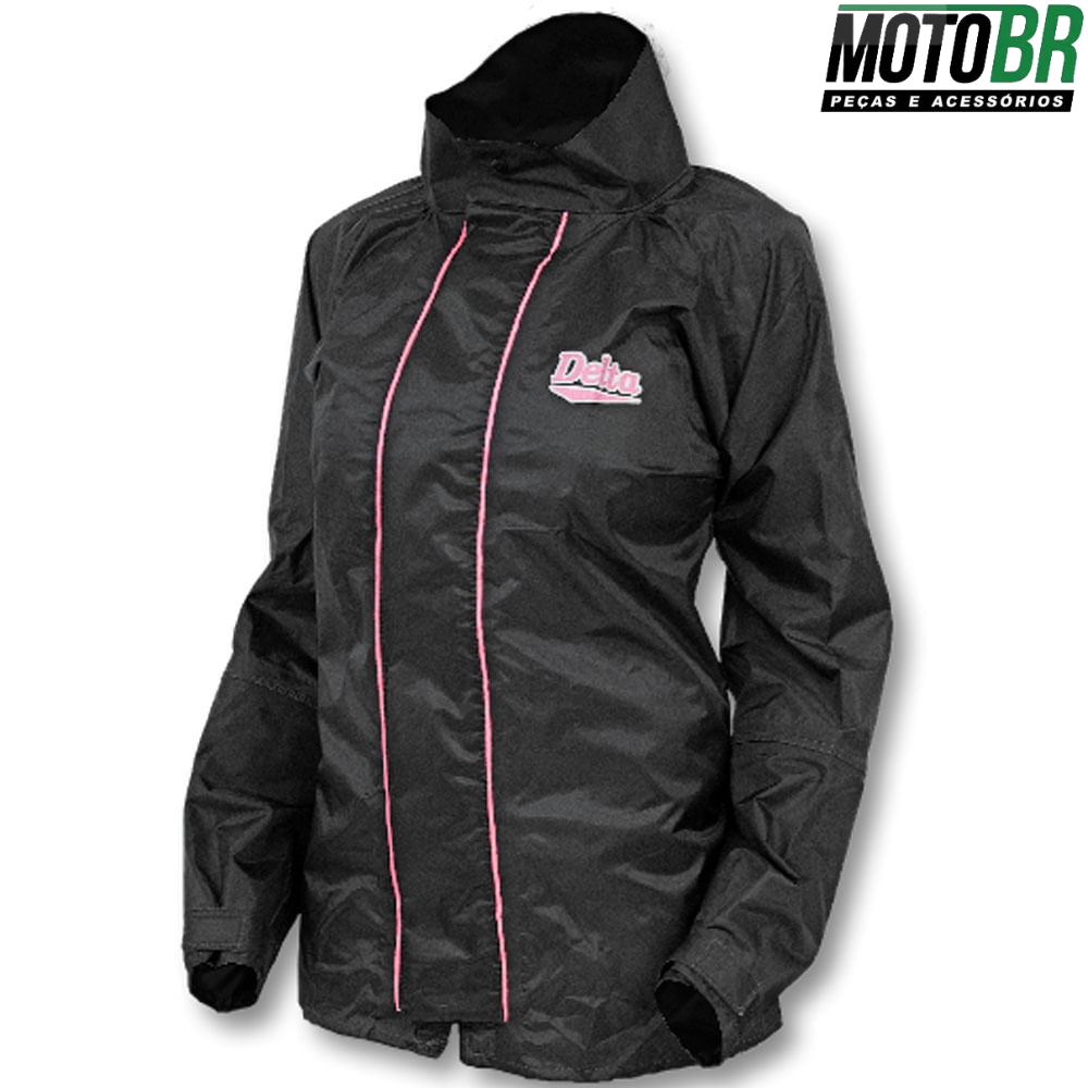 Capa de Chuva Nylon Feminina New Star Rosa - Delta Capa | Shopee Brasil