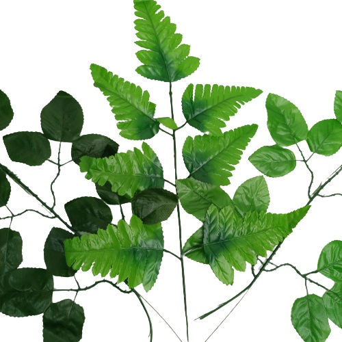 Ramagem de Folhas e Plantas Artificiais - Escorrega o Preço