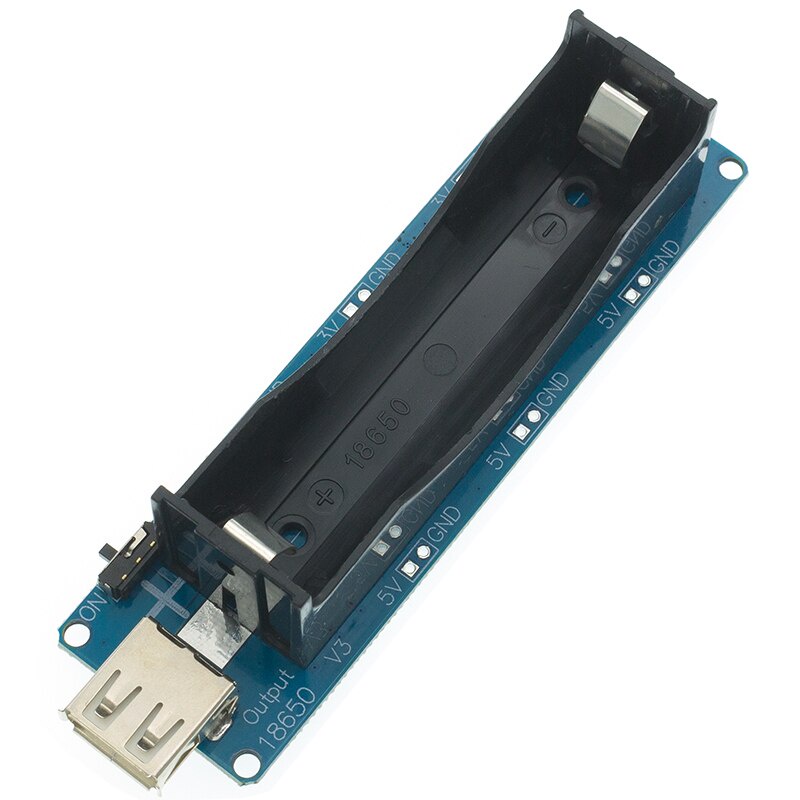 Fonte USB e Carregador Bateria 18650 Porta Micro Usb 5v 3.3v para arduino / raspberry pi ...