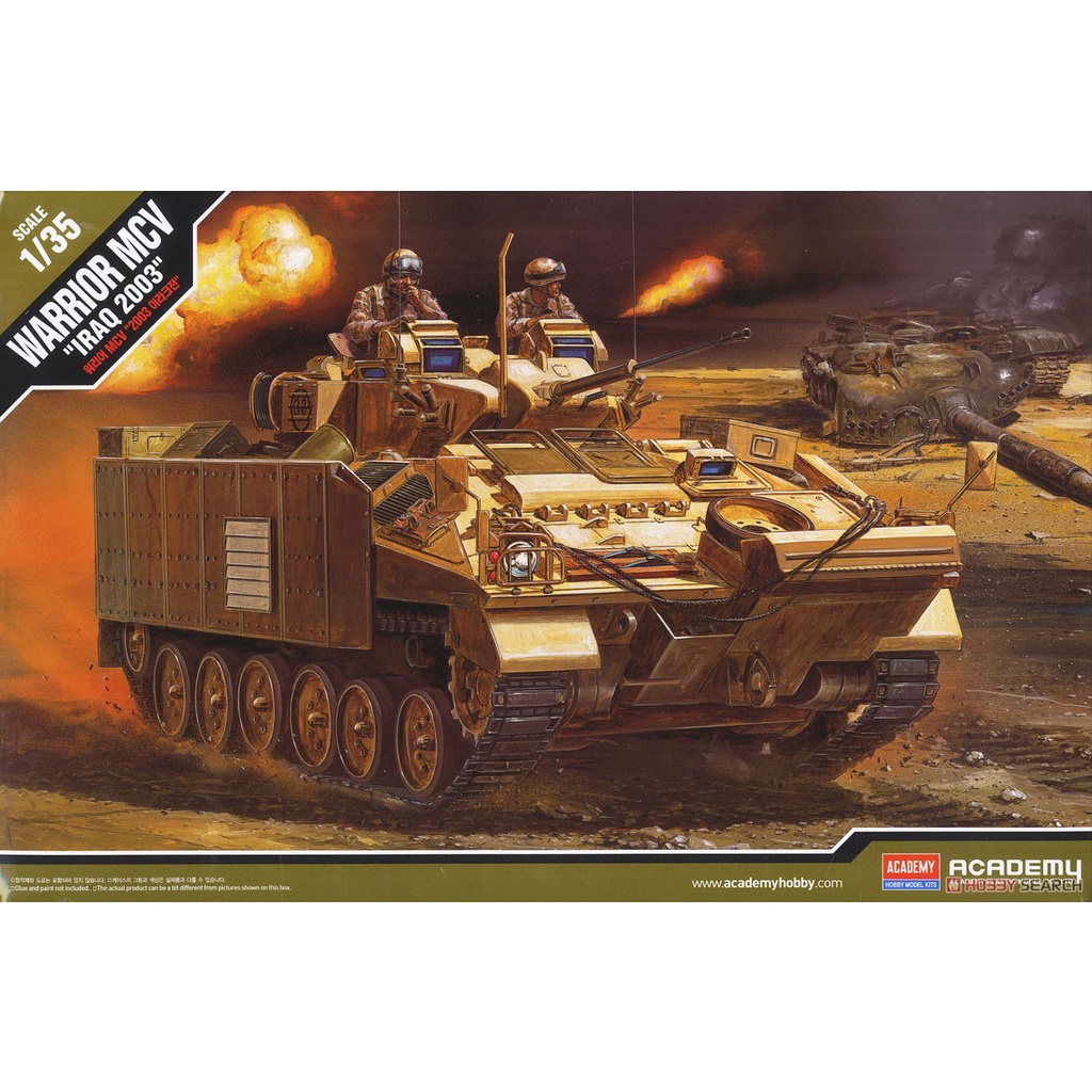 Tanque Warrior MCV Iraq 2003 Kit Academy 1/35 Plastimodelismo | Shopee ...