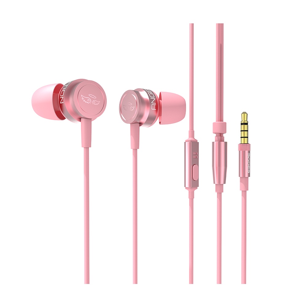 Sades Wings 10 Fone Ouvido Gamer In-Ear Earphone Rosa Angel Edition ...