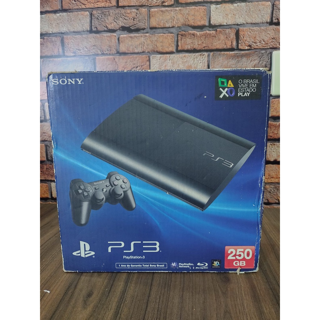 Caixa Ps3 250 Gb Original Vazia | Shopee Brasil