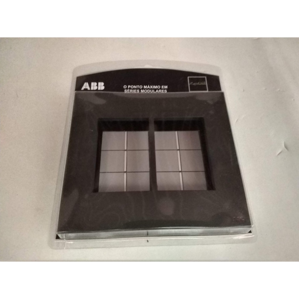 Placa ABB Zenit 3 + 3 postos 4x4 N2673.6AN Antracite | Shopee Brasil