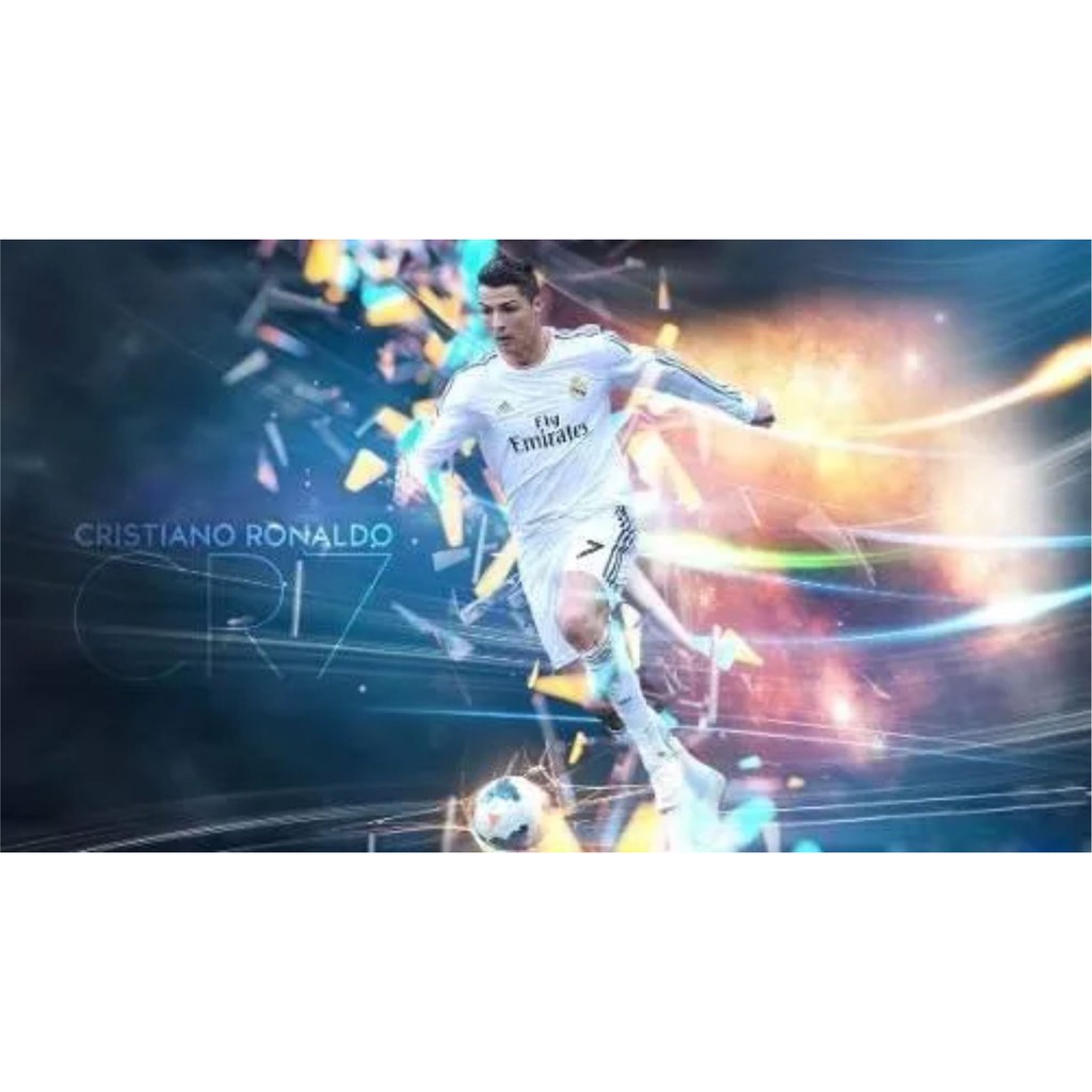 Painel Lona Cristiano Ronaldo Cr7 Real Madrid Festa Aniversa | Shopee ...