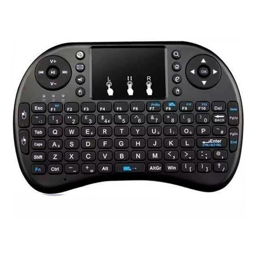 Mini Teclado Controle Sem Fio Para Smart Tv Tv Box Pc | Shopee Brasil