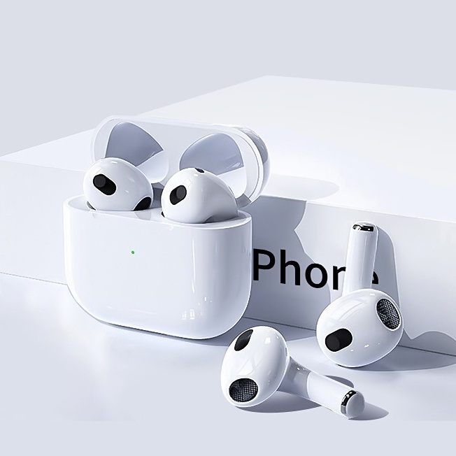 Fone De Ouvido AirPods 3 air Pro 6s Controle Touch Bluetooth 5.0 Sem Fio Com Microfone Fones ...