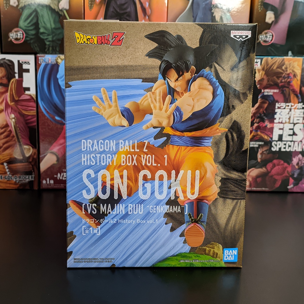 ACTION FIGURE GOKU HISTORY BOX BANPRESTO | Shopee Brasil
