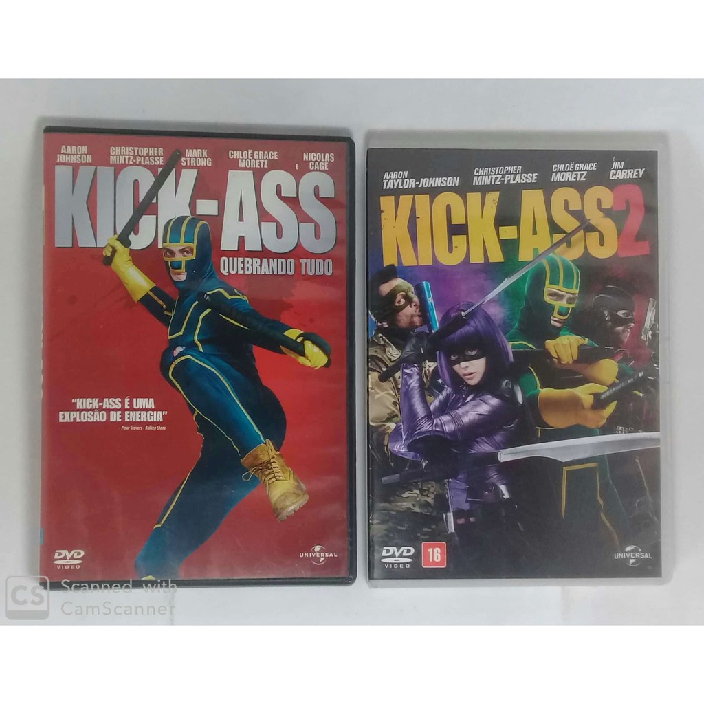 Dvd - Kick-ass 1 E 2 - Original | Shopee Brasil