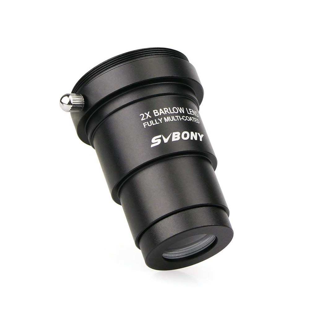 Accessories 1.25 inches 2X Barlow Lens Fully Black Multi Coated ...
