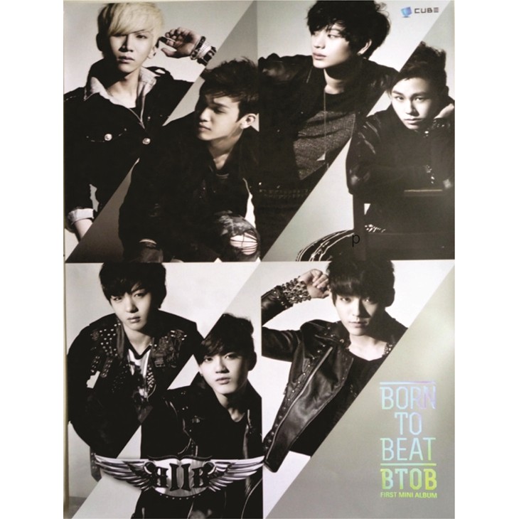 Placa Decorativa - Kpop Quadro Grupo BTOB BORN | Shopee Brasil