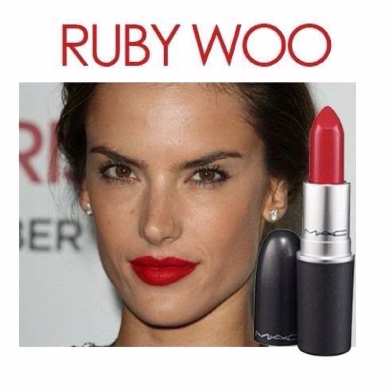 Batom Mac Ruby Woo MINI | Shopee Brasil