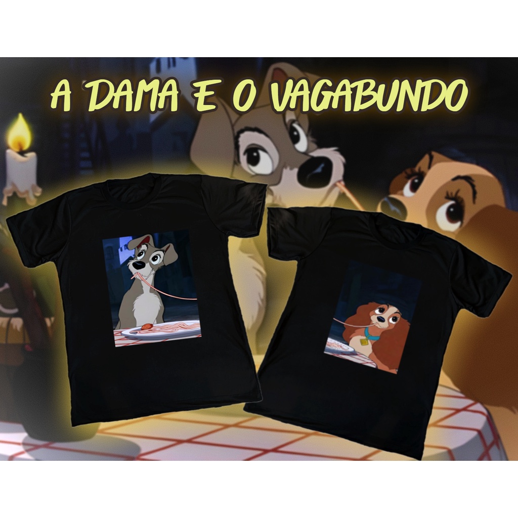 Camiseta de casal / A dama e o vagabundo | Shopee Brasil Camiseta de casal / A dama e o vagabundo | Shopee Brasil
