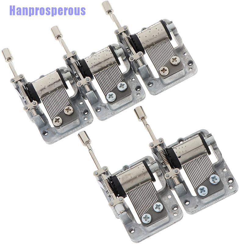 hP] Diy Music Box Movement Play Set Mechanical Music Box Hand Crank ...