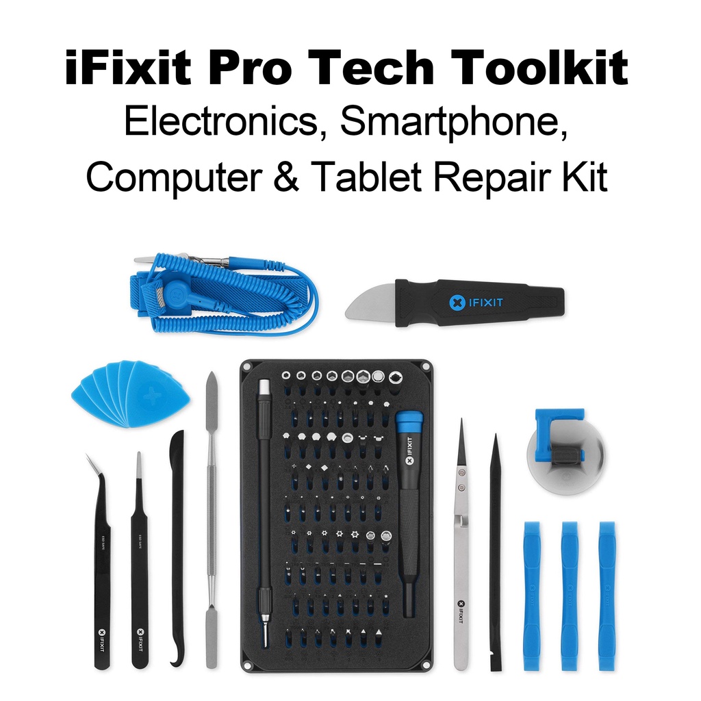 Ferramenta iFixit Pro Tech-Eletrônica , Smartphone , Computador & Kit Reparo Tablet - Escorrega ...