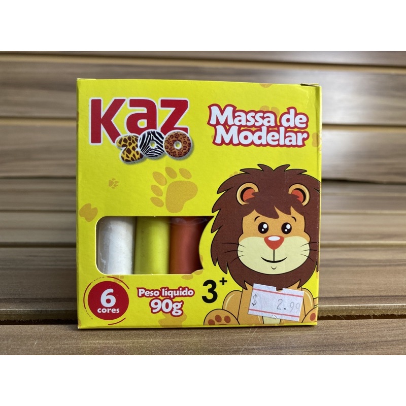 Massa de Modelar 6 unidades 90g KAZ | Shopee Brasil