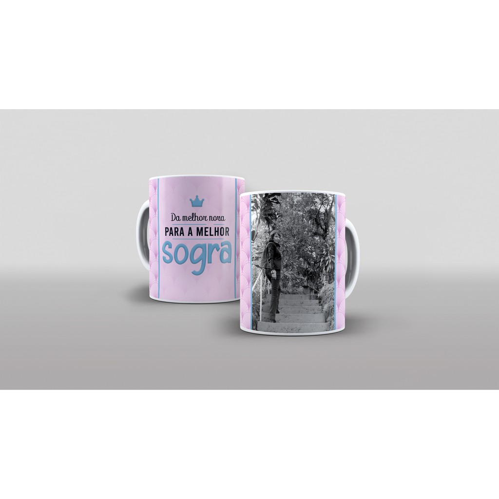 Caneca Personalizada Sogro ou Sogra com Foto | Shopee Brasil