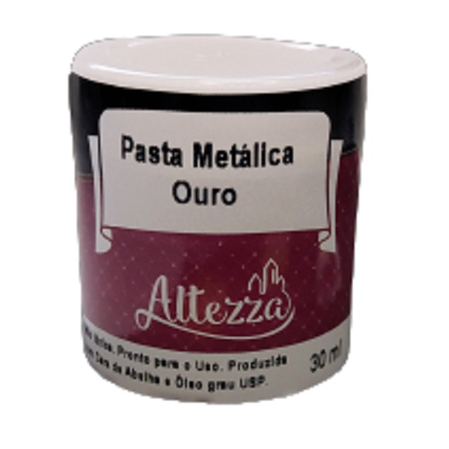 Pasta Metálica Gold 30ml Altezza | Shopee Brasil