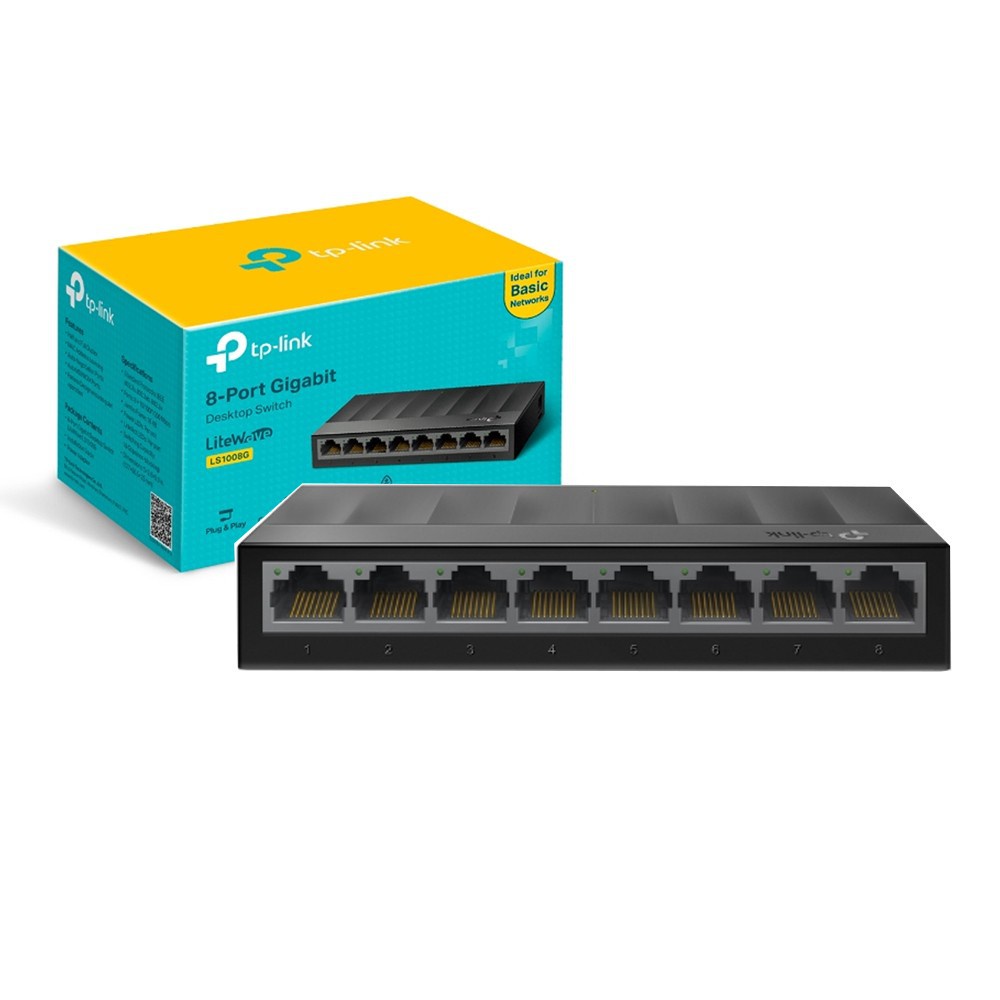 Switch Gigabit de Mesa com 8 Portas | Shopee Brasil