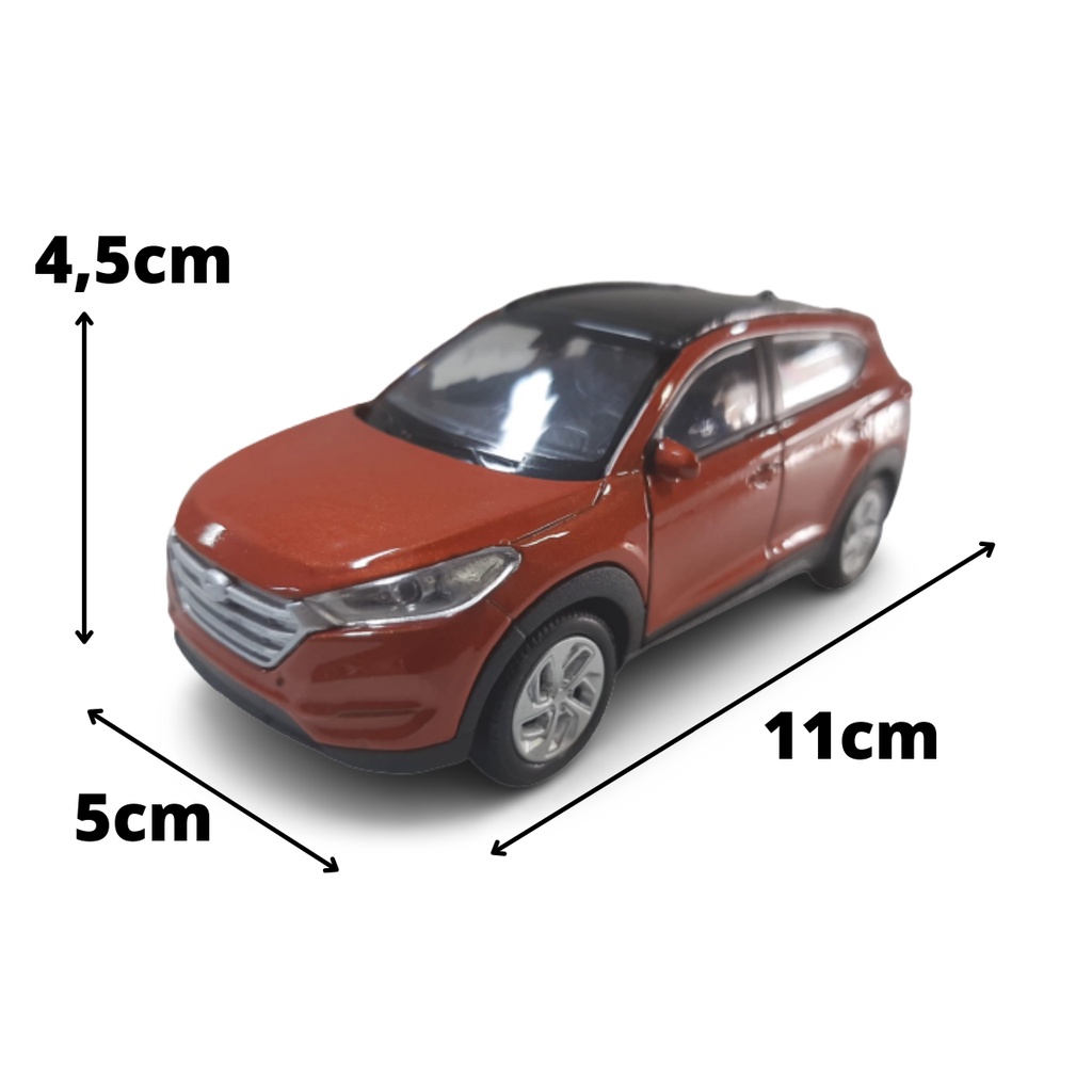 Miniatura Hyundai Tucson 11cm Escala Modelo /Scale Model | Shopee Brasil