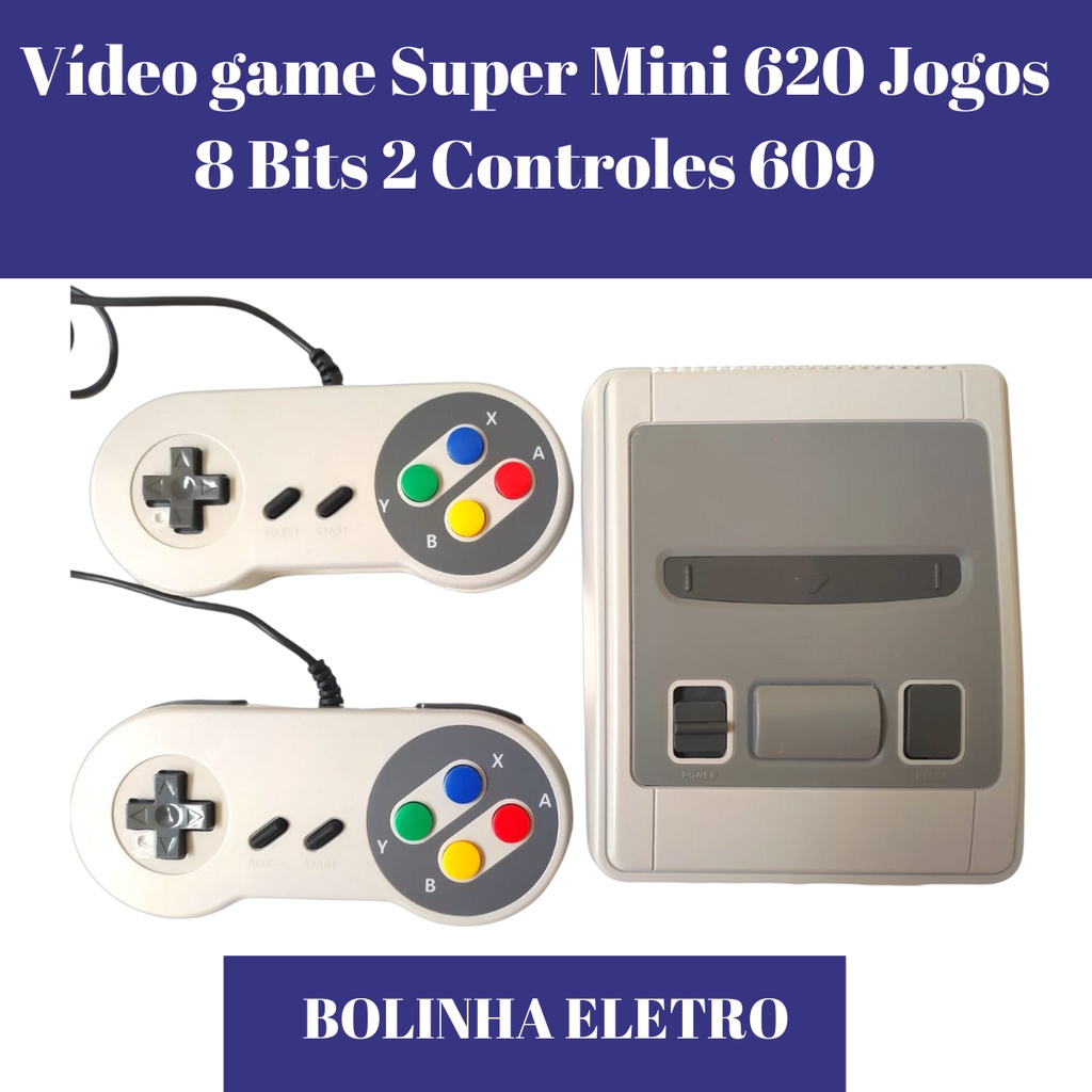 Console Video Game Super Mini Retro Standard Cor Cinza | Shopee Brasil