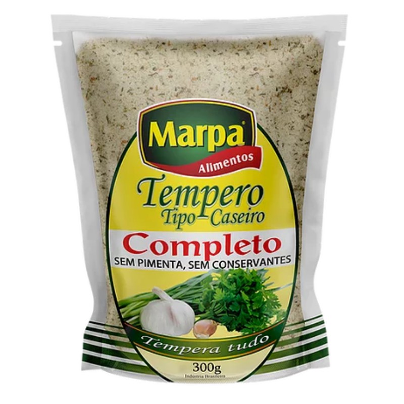 Tempero Pronto Caseiro Completo 300g Cada Linha Premium Marpa Alimentos ...