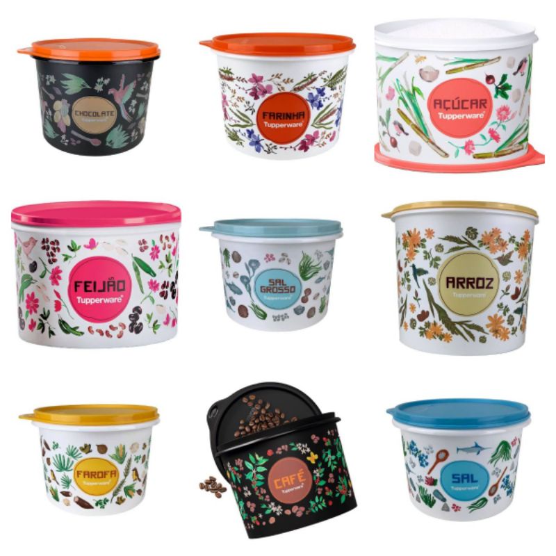 Tupperware Caixa Armazenagem Linha Floral - Diversas - Original ...