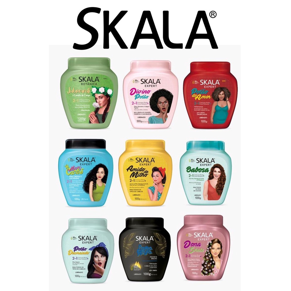 Creme de Tratamento Skala 1Kg Para Hidratação e Pentear - Escorrega o Preço