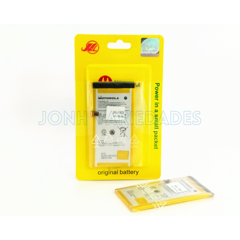 Bateria motorola original G7/ G7plus | Shopee Brasil