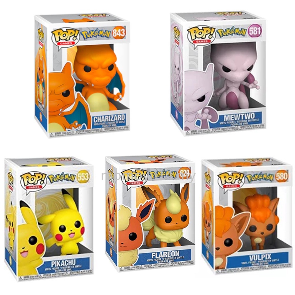 Funko Pop Pokemon Charizard Pikachu Mewtwo Vulpix Bonecos Modelo De ...