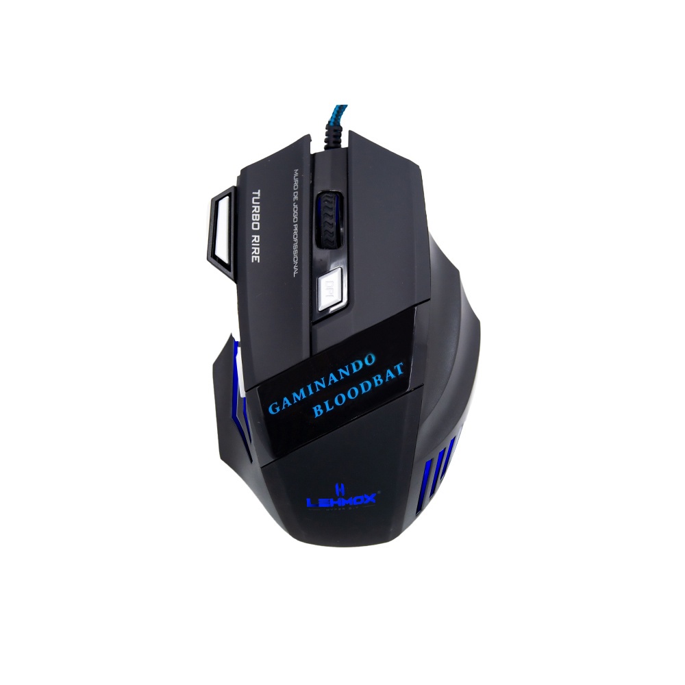 Mouse Gamer Led Rgb 3200 dpi LEY-X7 Lehmox | Shopee Brasil