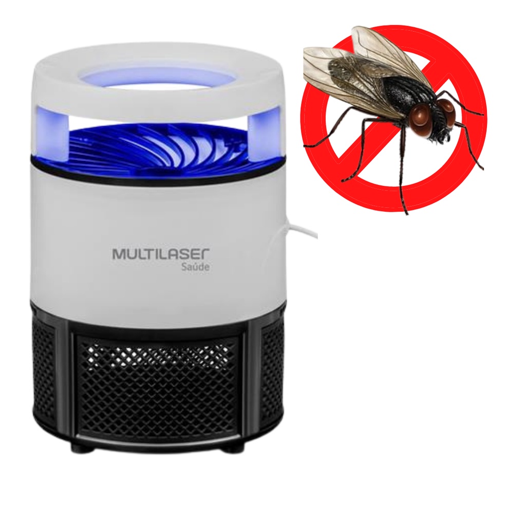 Lâmpada Led Uv Mata Insetos Elétrico Branco Multilaser HC033 ...