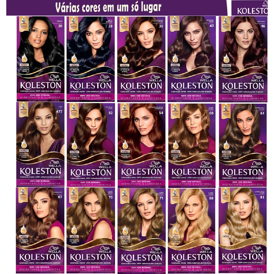 Tintura Koleston Wella | Shopee Brasil