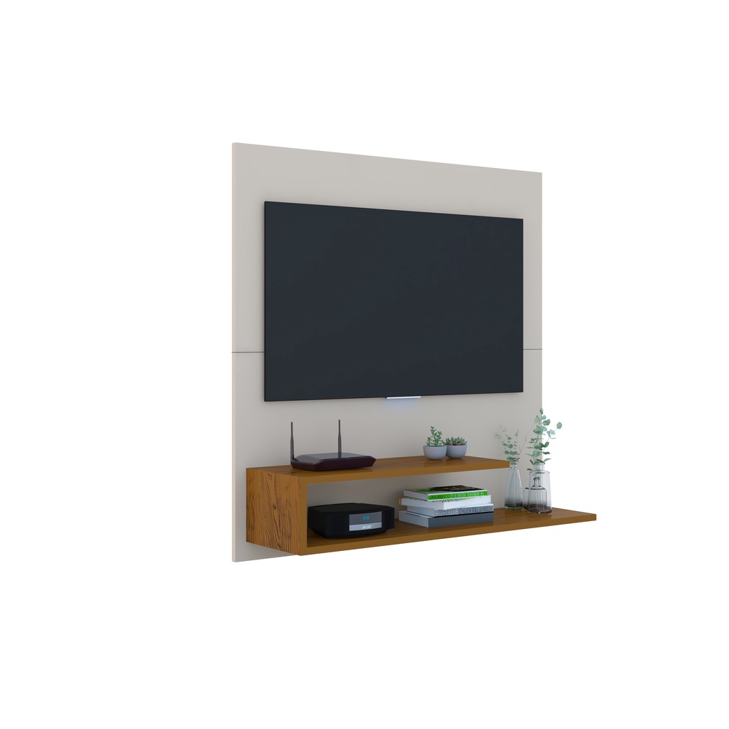 Painel para TV Sala Smart 32 Polegadas com Prateleira ORLANDO - Várias ...