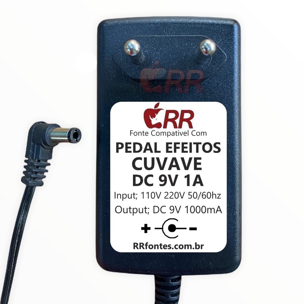 Fonte DC 9V Para Pedal Pedaleira Cuvave DIG Pitch | Shopee Brasil