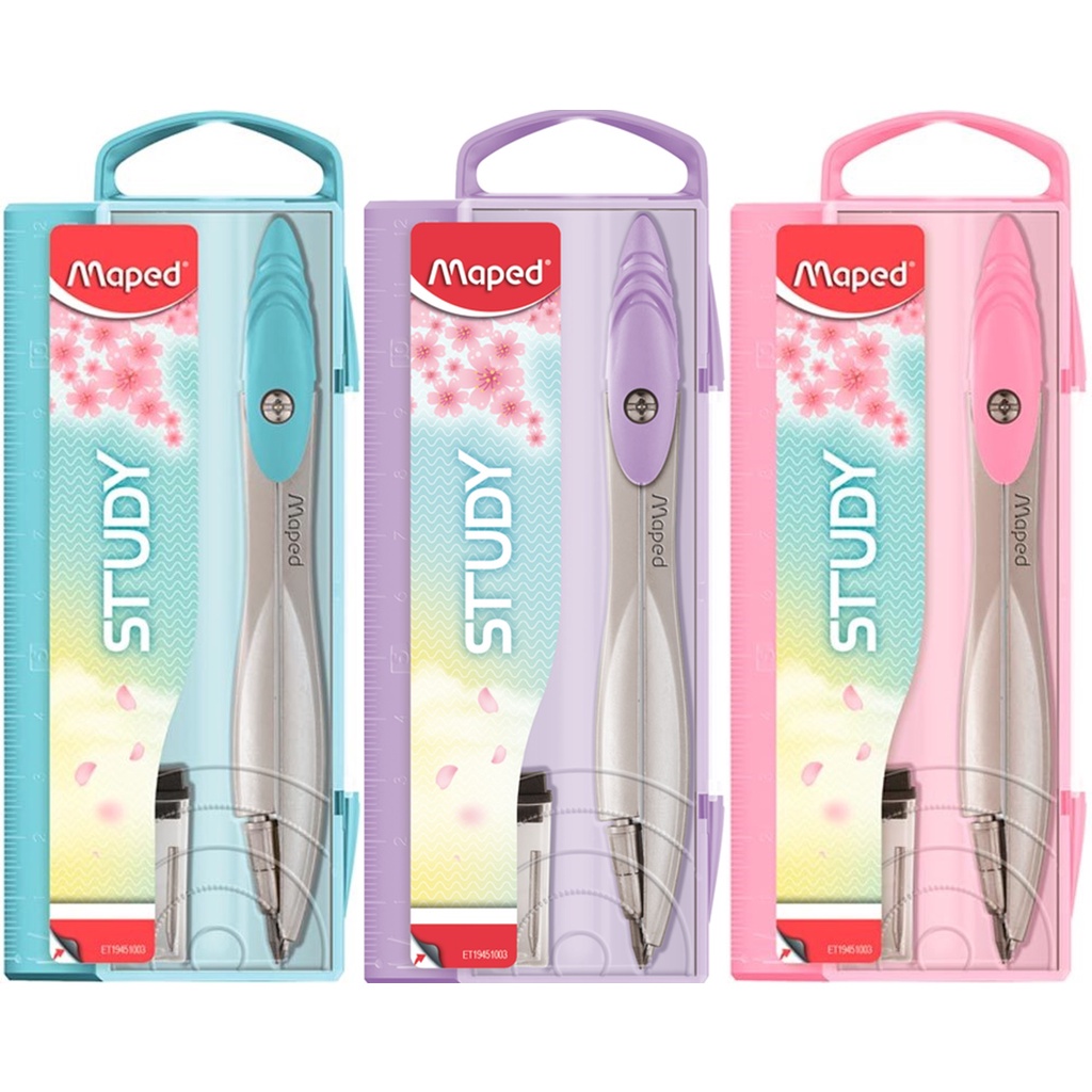 Compasso Escolar de Metal Study Tom Pastel Maped | Shopee Brasil