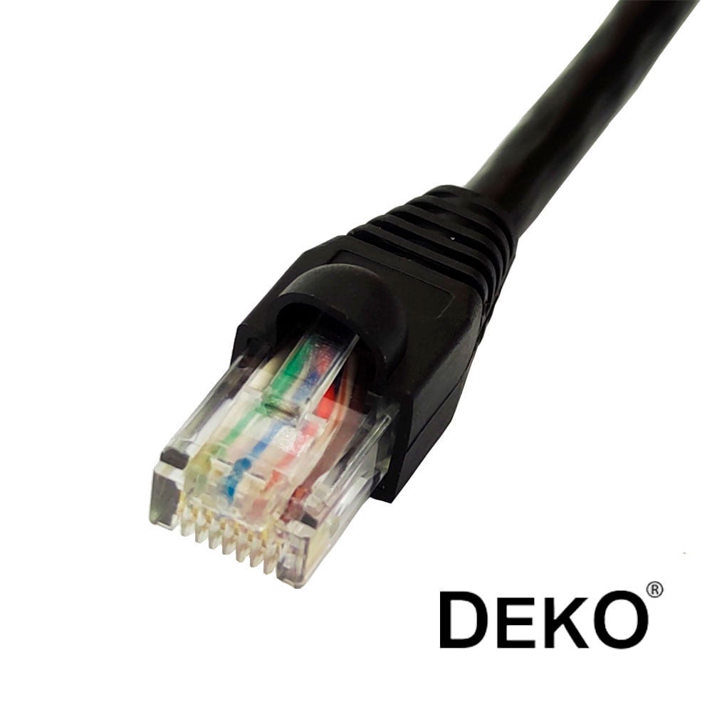 Cabo de Rede CAT6 20 Metros Preto Gigabit 20m Alta Velocidade | Shopee ...