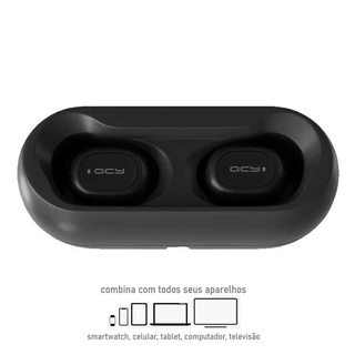 Fone de Ouvido sem fio QCY T1C ORIGINAL e Nota Fiscal | Shopee Brasil