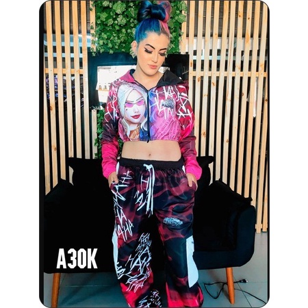 Kit Império Mandrake Cria de Quebrada Jaqueta Cropped e Calça Mandrake ...