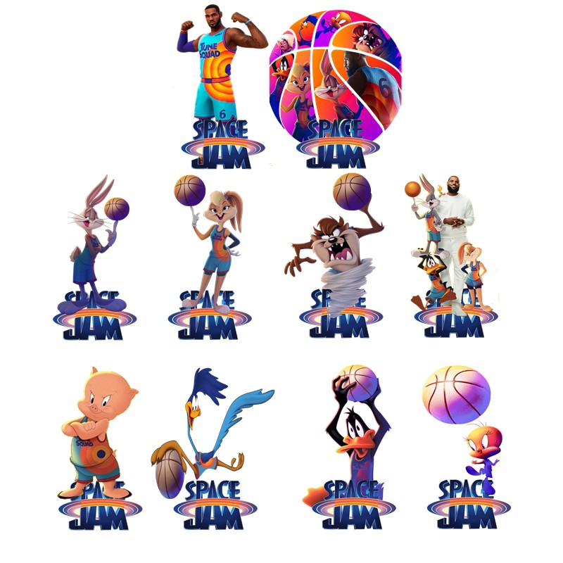 space jam kit decoração de festa infantil 10 display de 20cm | Shopee ...