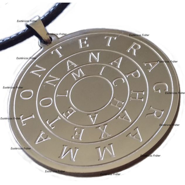 Pantáculo Disco de Salomão Anaphaxeton Tetragrammaton Michael Magia ...