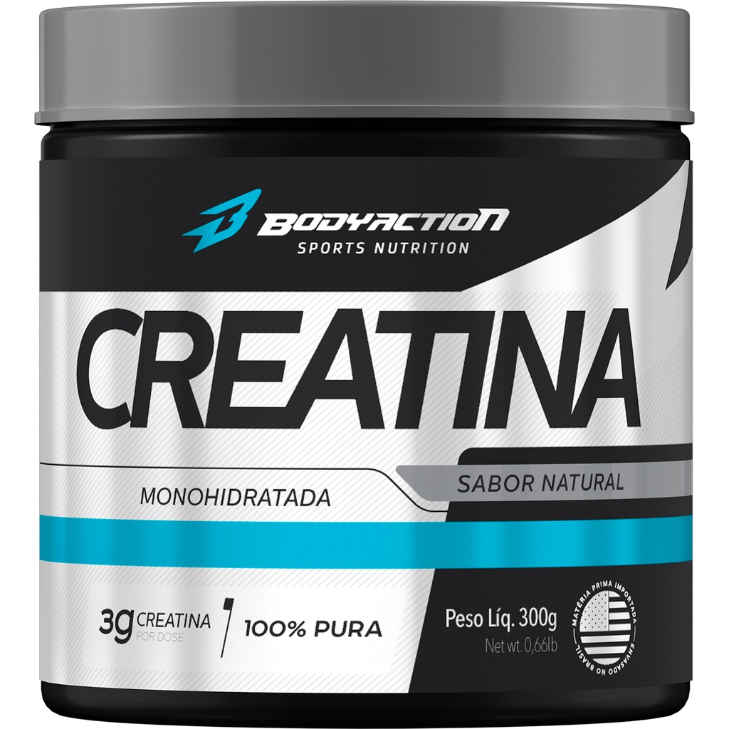 Creatina 100 Pura Monohidratada 300g Bodyaction Shopee Brasil